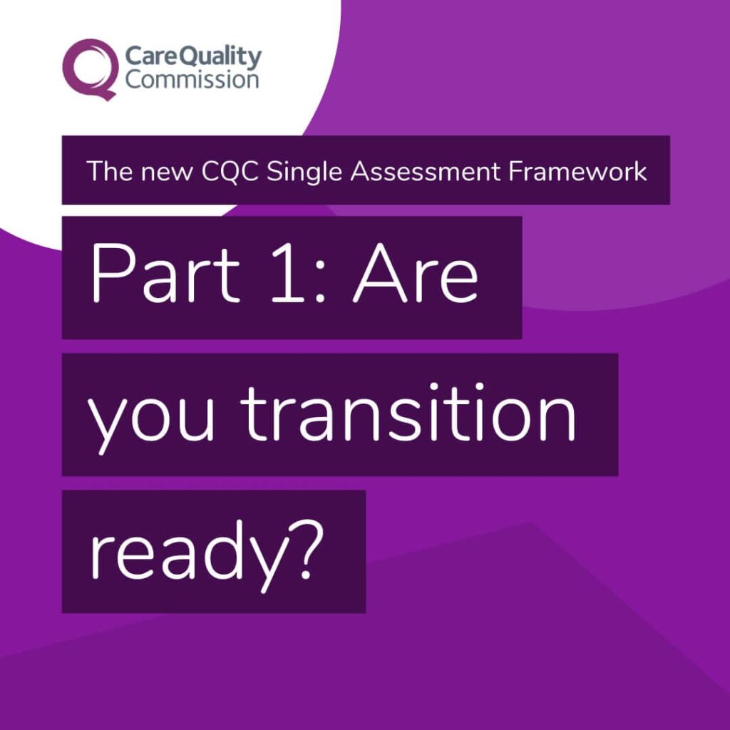 Single Assessment Framework - Are you transition ready?