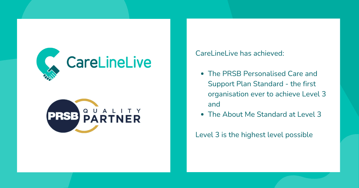PRSB Personalised Care & Support Plan and About Me Standards