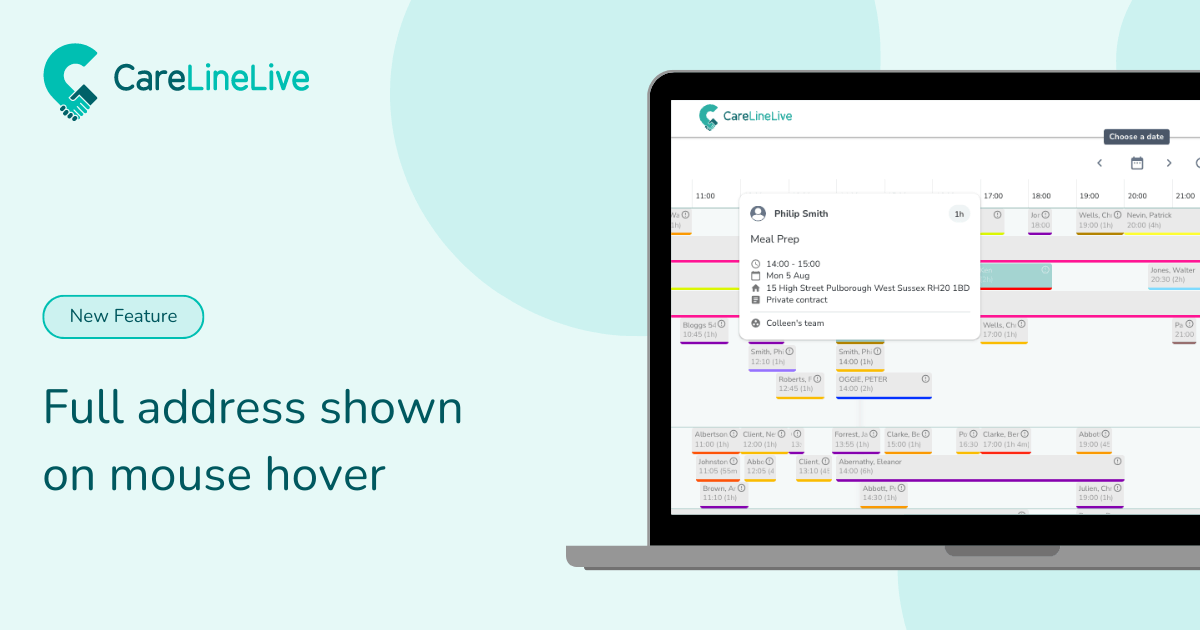 Recent product updates to CareLineLive