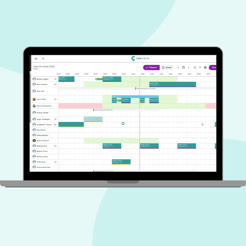Future of home care: Scheduling and rostering technology